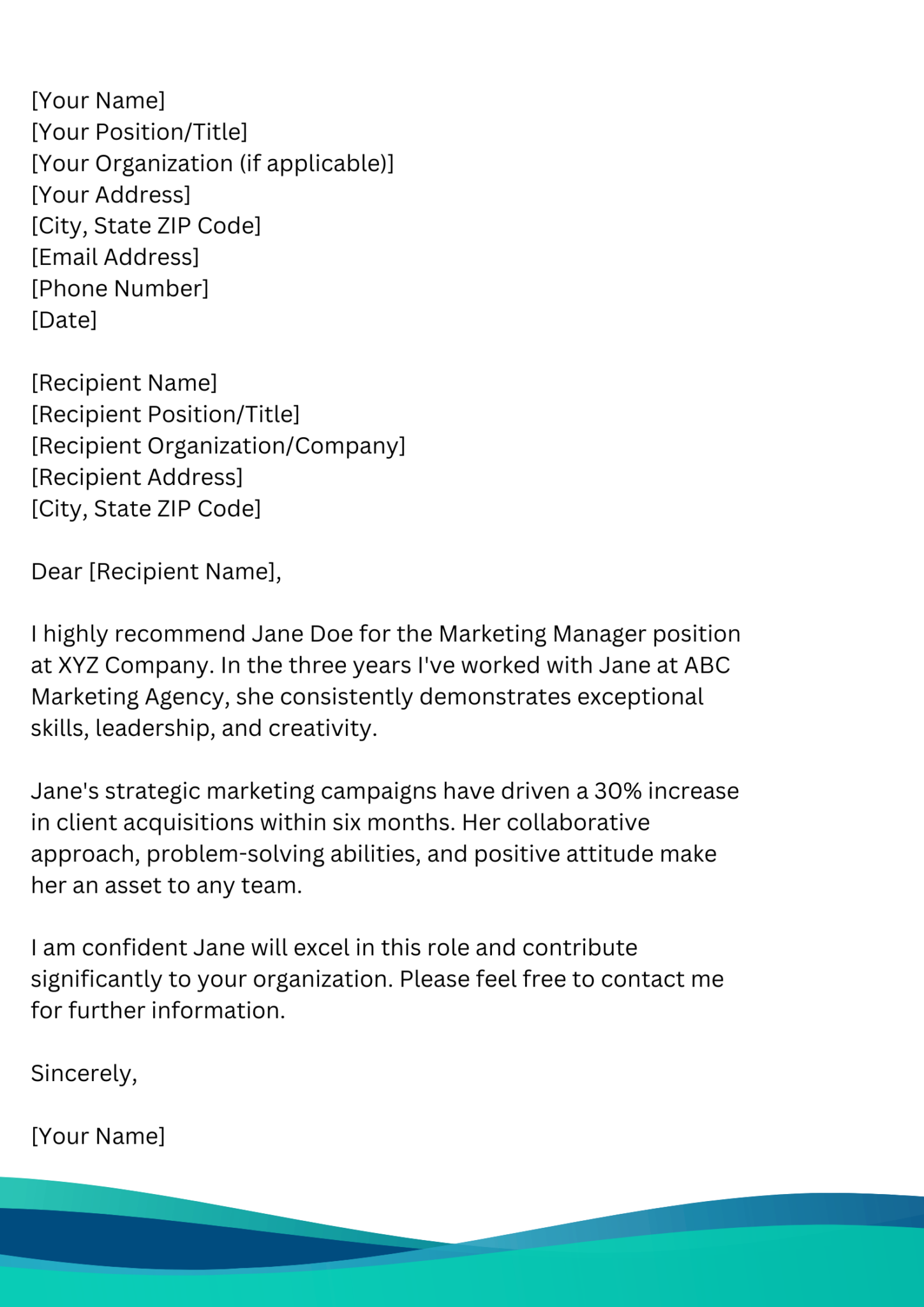 Letter of Recommendation: Tips and Examples