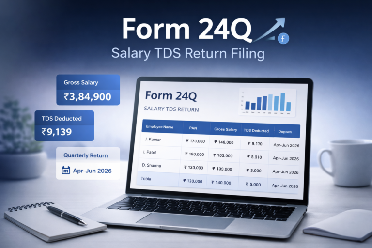 Form 24Q: Salary TDS Return, Due Dates and How to Generate It